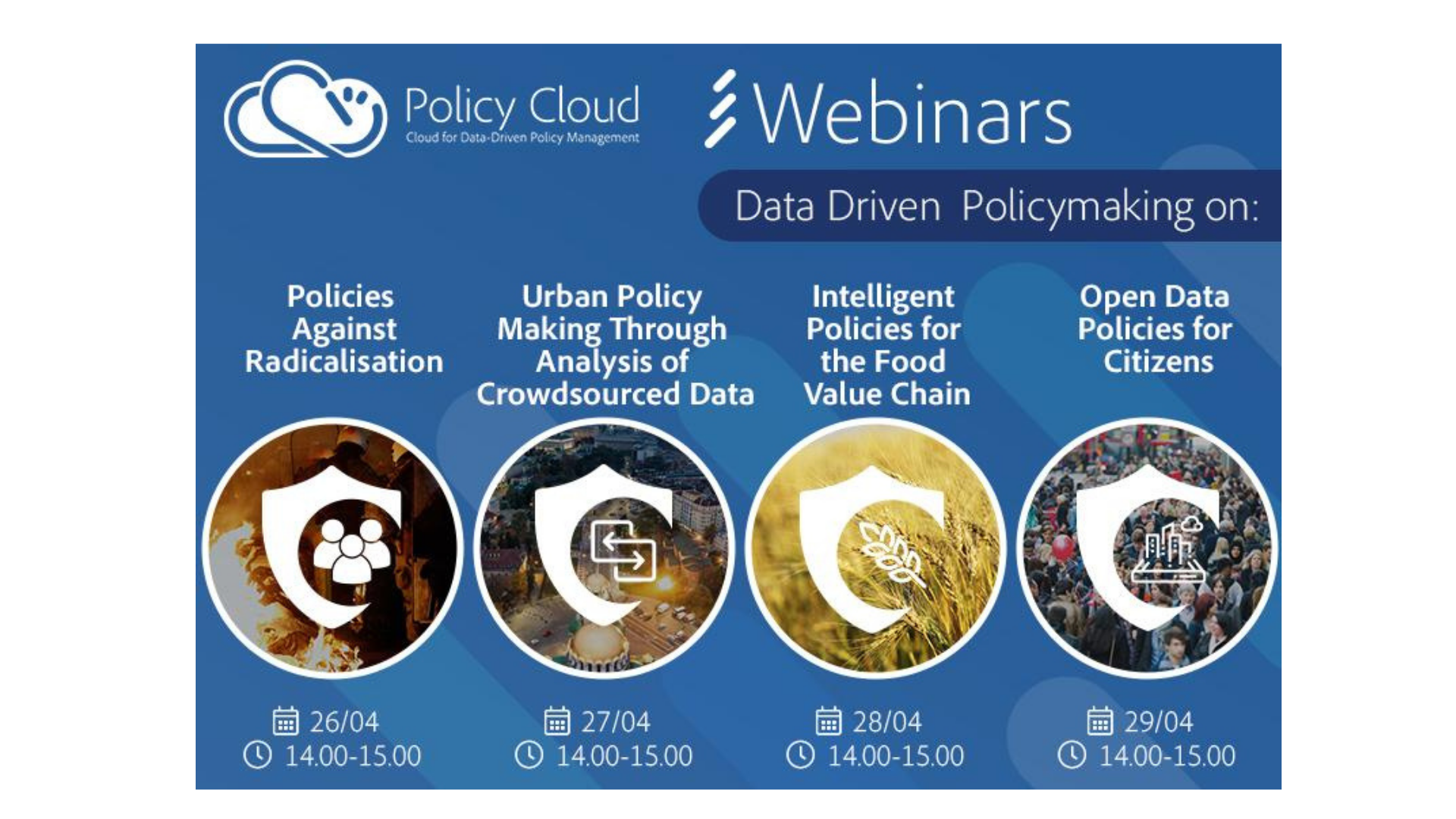 Policy Cloud webinar series: Data Driven Policymaking Week - EGI