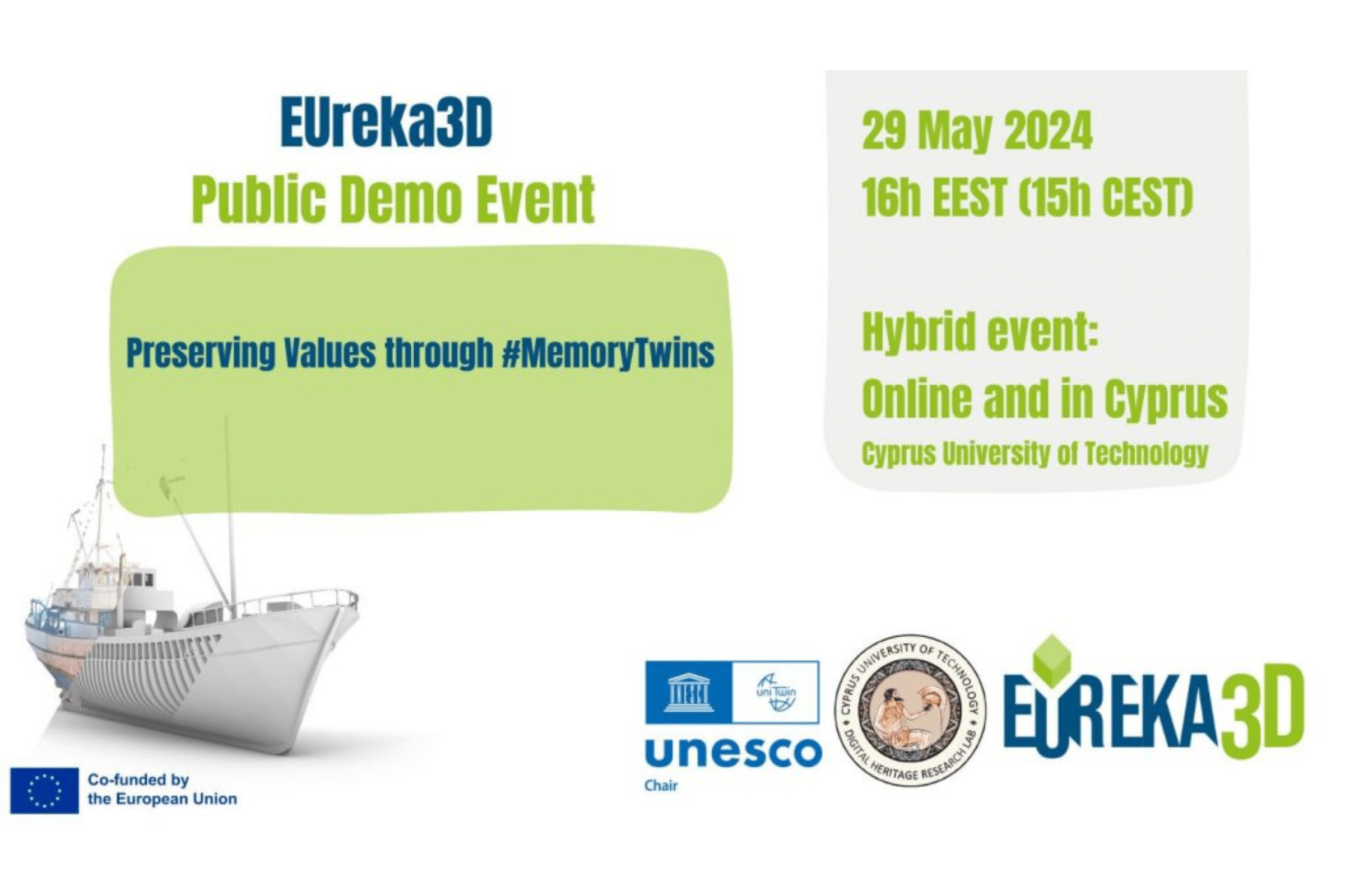 EUreka3D: Preserving Values through #MemoryTwins - EGI