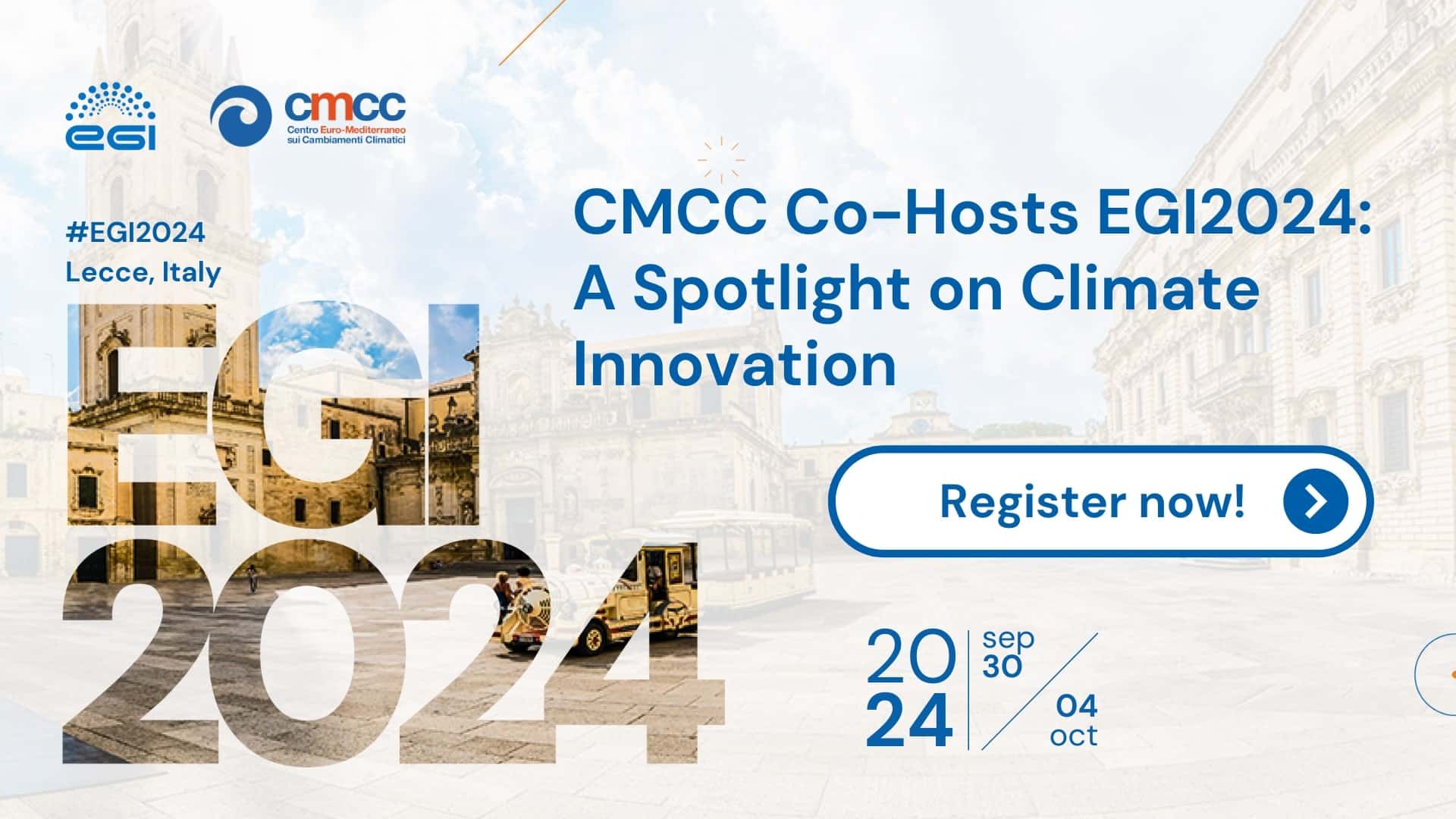 CMCC Co-Hosts EGI2024: A Spotlight on Climate Innovation - EGI