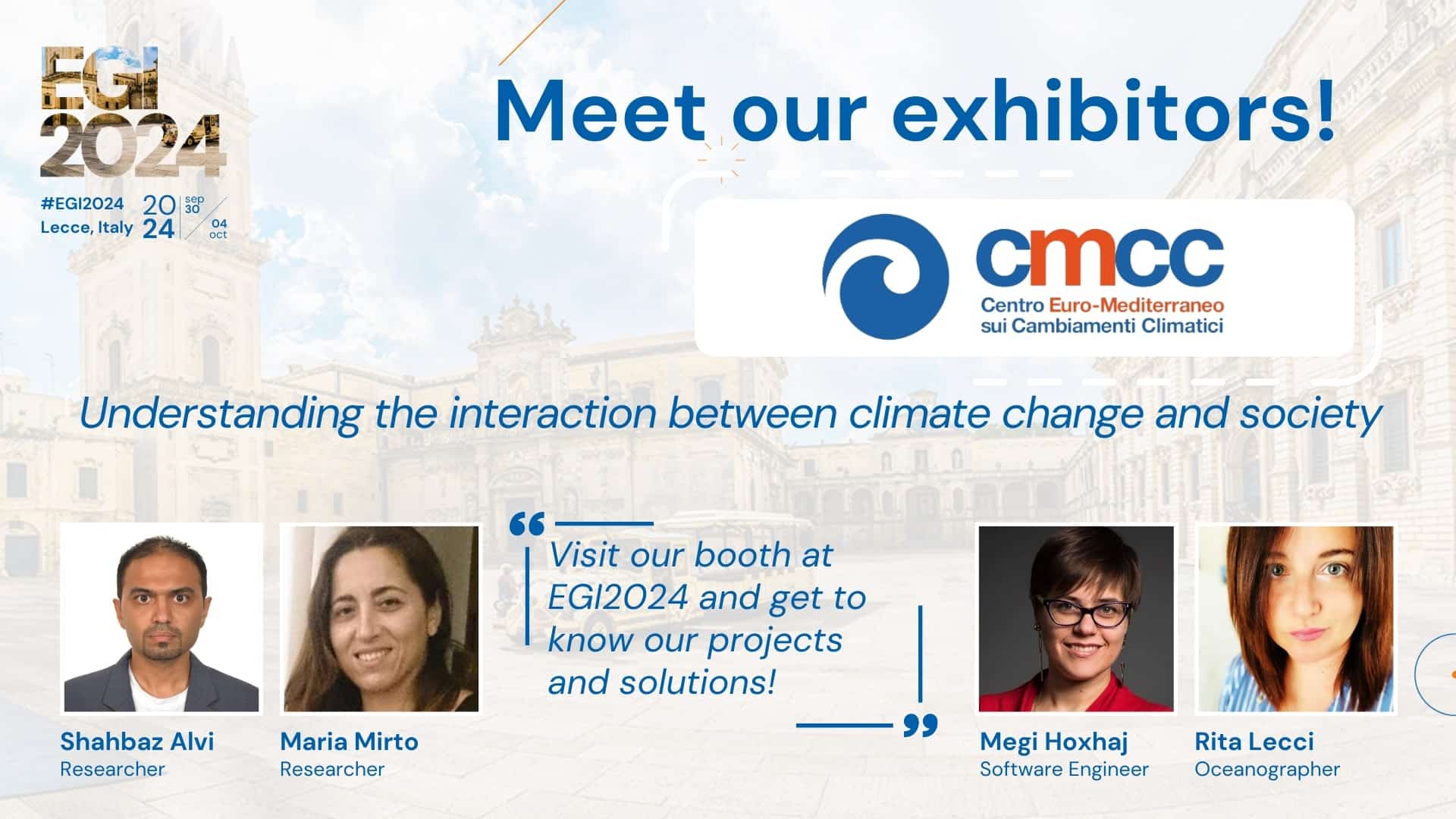 Meet the EGI2024 Exhibitors: CMCC - EGI