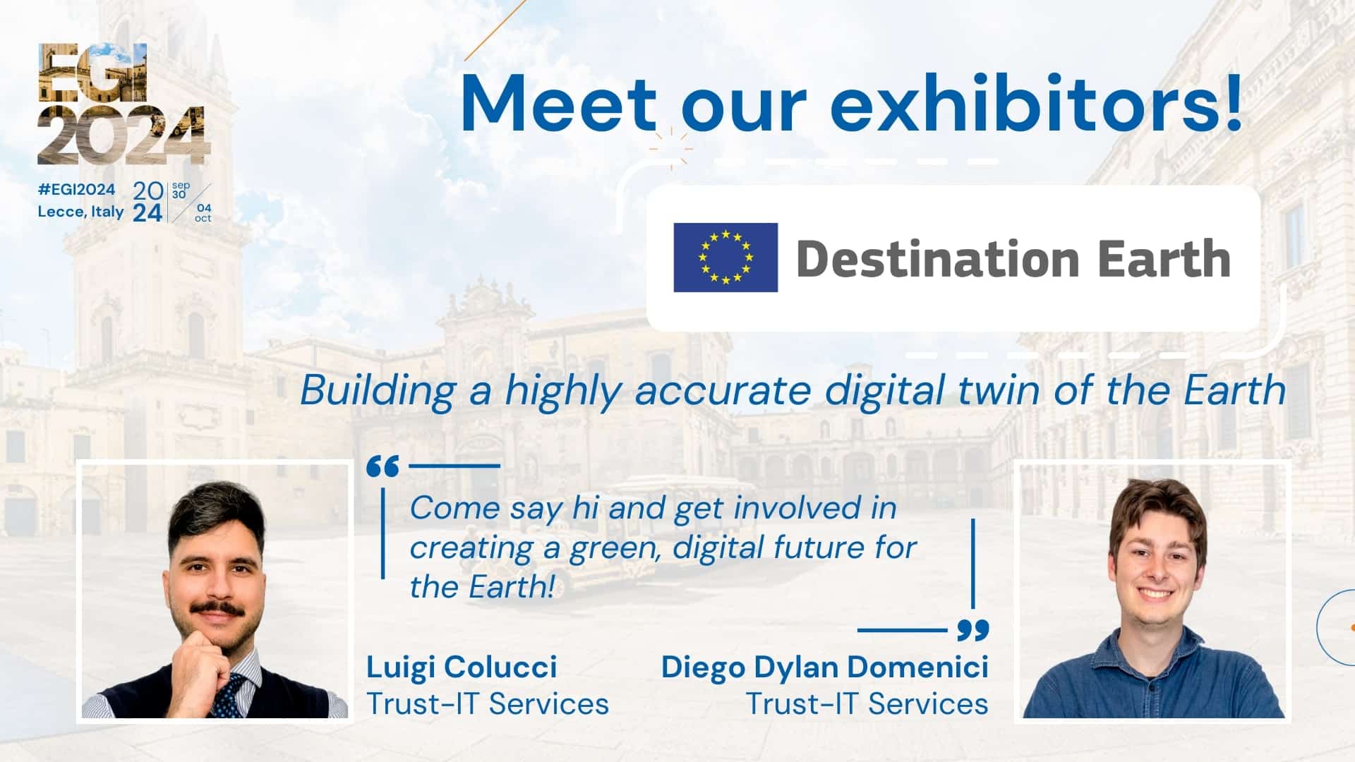 Meet the EGI2024 Exhibitors: Destination Earth - EGI