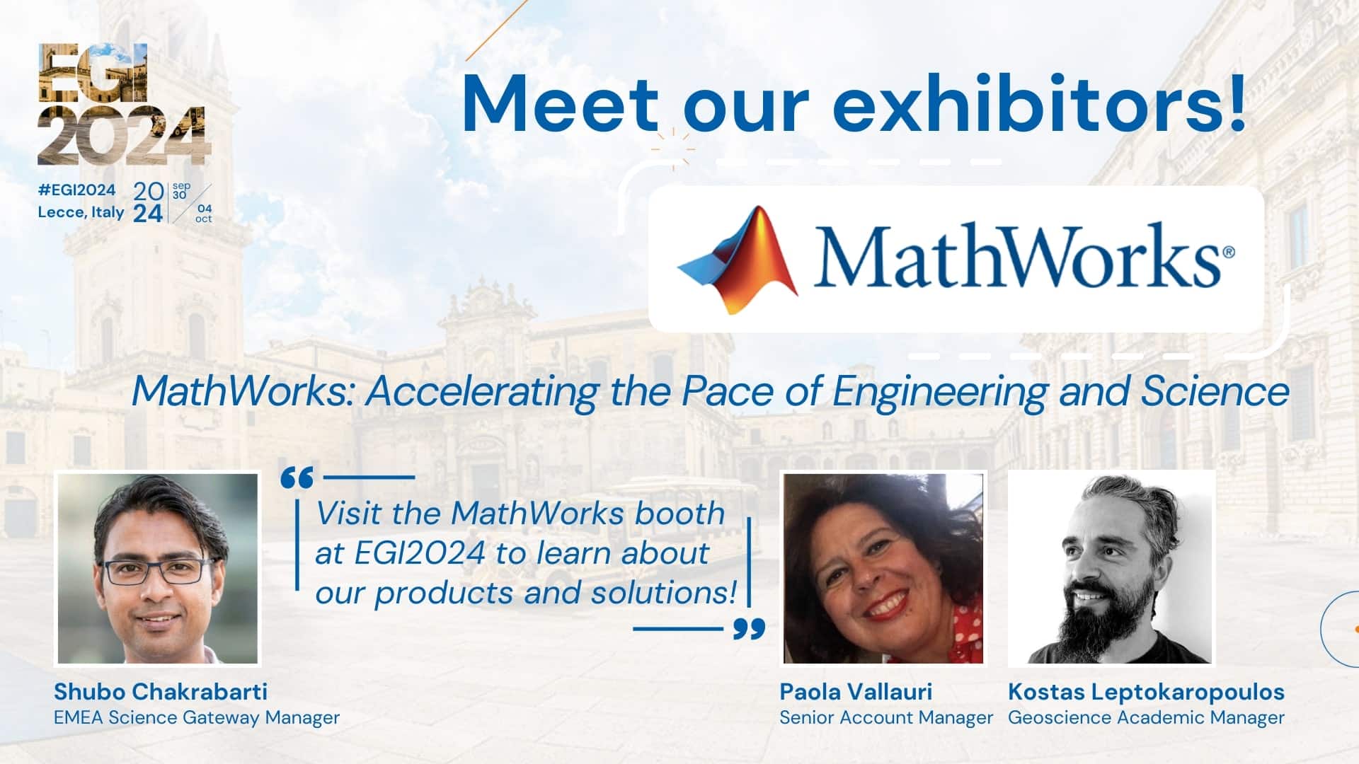 Meet the EGI2024 Exhibitors: MathWorks - EGI