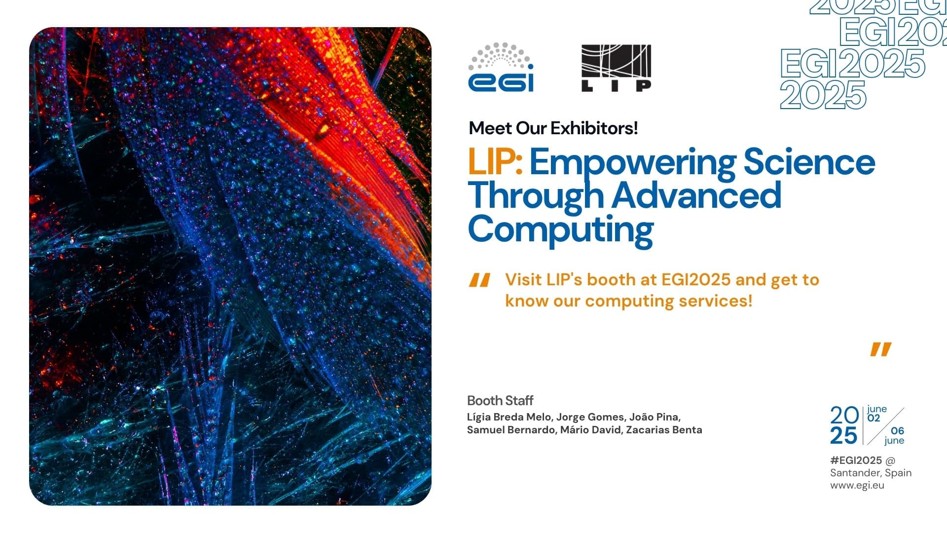 Meet the EGI2025 Exhibitors: LIP - EGI