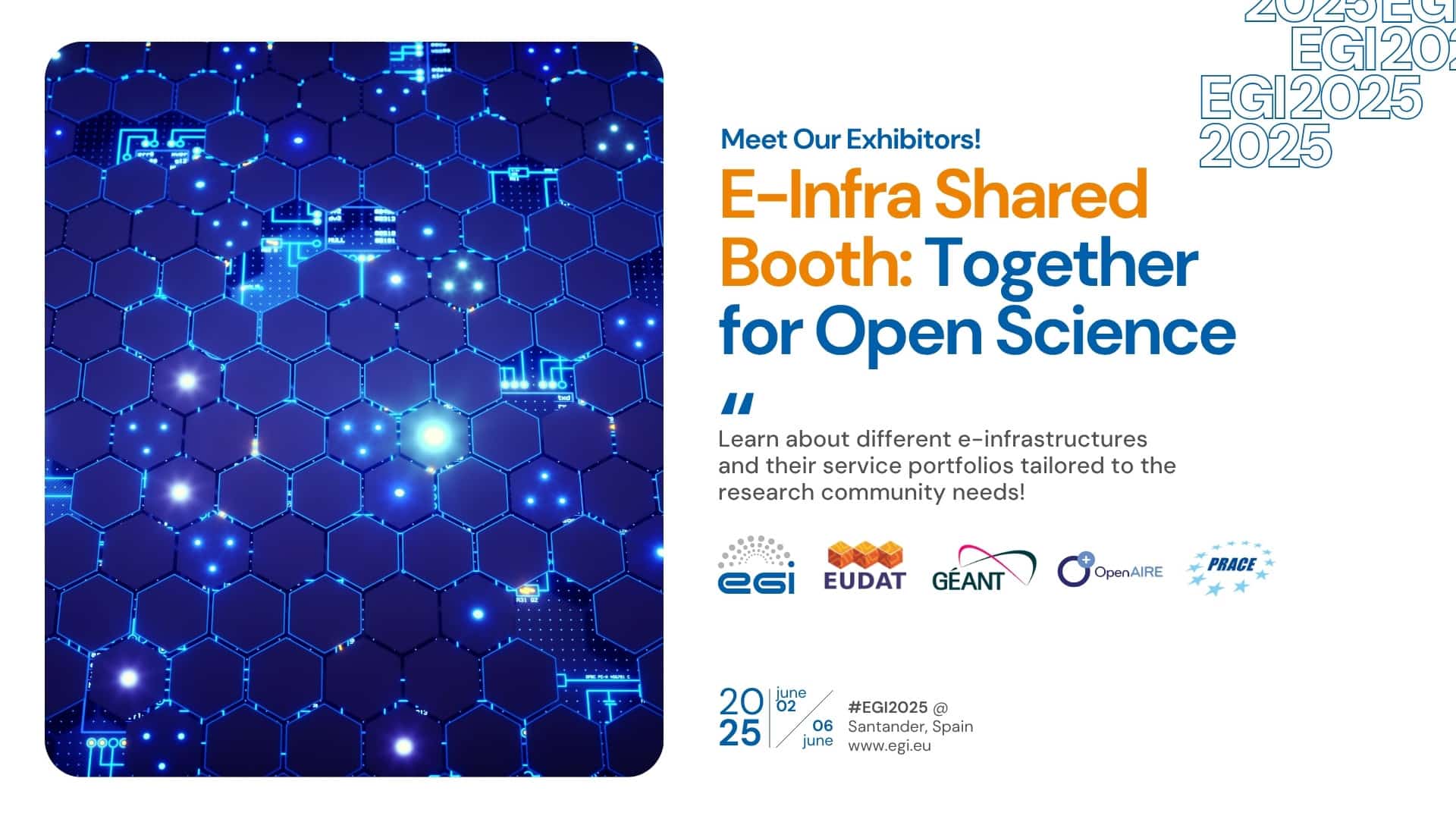 Meet the EGI2025 Exhibitors: e-Infra Shared Booth - EGI