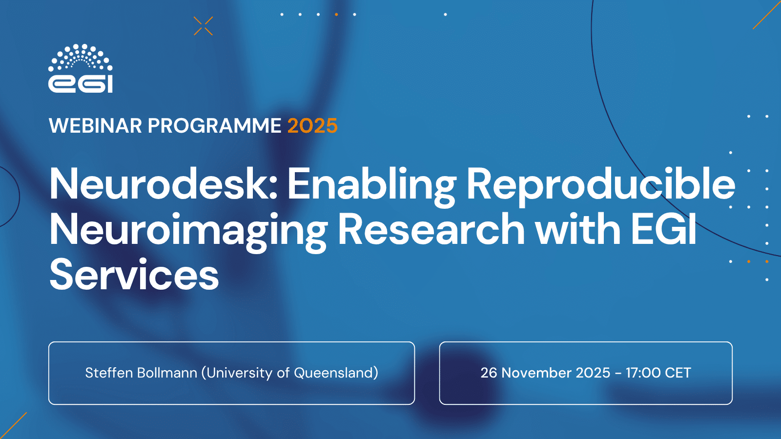 Webinar: Neurodesk: Enabling Reproducible Neuroimaging Research with ...